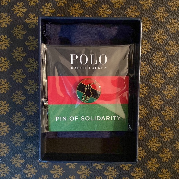 Ralph Lauren | Accessories | Ralph Lauren Polo Pin Of Solidarity Colors ...